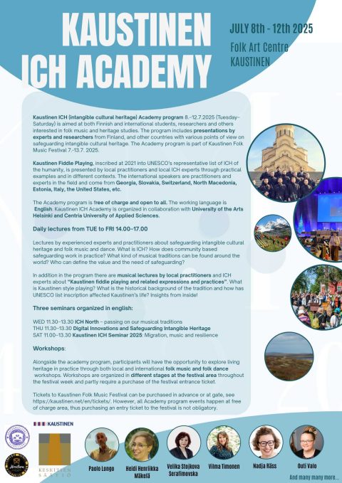 Kaustinen ICH Academy 2025 - Kansanmusiikki-instituutti